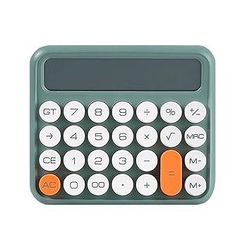 【中古】Generic 電卓 液晶電卓 計算機 卓上計算機 カラフル電卓 ポータブルデスクトップ電卓 12桁 ミニジャストタイプ 大型LCDディスプレイアクセサリ スペースを節約 おしゃれ 大型ディスプレイ 大型卓上サイズ チルト液晶搭載 ...
