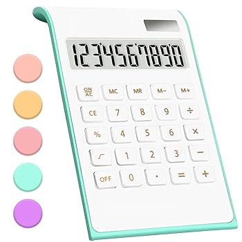 【中古】UPIHO ティール電卓 グリーン オフィス用品とアクセサリー 10桁 ソーラーバッテリー ベーシック オフィス電卓 デュアルパワー デスクトップ電卓 大型液晶ディスプレイ付き ティールオフィス用品【メーカー名】【メーカー型番】【ブ...