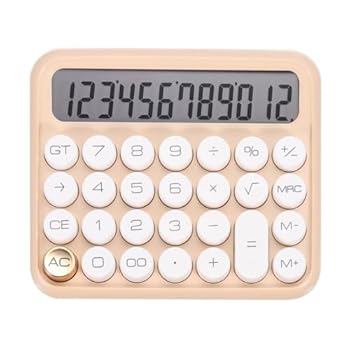 【中古】PATIKIL 機械式スイッチ電卓 電池駆動 12桁大型LEDディスプレイ 標準機能 電子ビッグボタン ハンドヘルド デスク キュート 電卓 ホーム オフィス デスクトップ用 カーキ【メーカー名】【メーカー型番】【ブランド名】PAT...