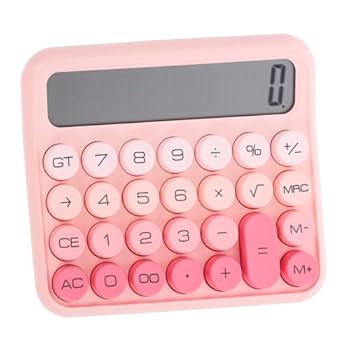 【中古】ROMISBABA 電卓 カウントアクセサリ なシンプルな計算機 オフィス計算ツール オフィスツール 学生向けの計算ツール 学生援助 供給を数える 事務用品 Abs ピンク【メーカー名】【メーカー型番】【ブランド名】ROMISBAB...