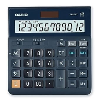 【中古】カシオ 卓上電卓 12桁 税金計算機 トータルストレージ ソーラー/電池式 DH-12ET ダークブルー【メーカー名】【メーカー型番】【ブランド名】CASIO(カシオ) 一般電卓 【商品説明】カシオ 卓上電卓 12桁 税金計算機 ト...