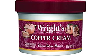 【中古】Wright's Copper Cream - For Cleaning and Polishing Pots, Sinks, Mugs, Hardware, Pans and More - 8 fl. Oz. by Wright'...