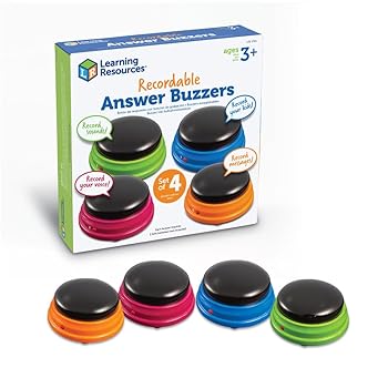 【中古】ラーニング リソーシーズ Recordable Answer Buzzers (Set of 4) 録音可能 アンサーブザー LER 3769【メーカー名】【メーカー型番】【ブランド名】ラーニング リソーシズ(Learning Re...