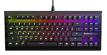 【中古】SteelSeries Apex M750 TKL RGB Tenkeyless Mechanical Gaming Keyboard - Aluminum Frame - RGB LED Backlit - Linear & Qu...
