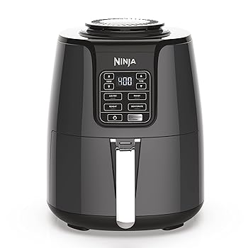 【中古】Ninja Air Fryer、1550ワットプログラム可能なベース、空気揚げ、ロースト、再加熱、脱水、4クォートセラミックコーティングバスケット (45101)、ブラック/グレー【メーカー名】【メーカー型番】【ブランド名】NINJ...