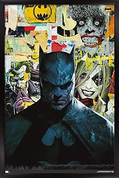 【中古】Trends International DCコミックス バットマン - ピクチャーウォールポスター 22.3インチ x 34インチ ブラックフレームバージョン【メーカー名】【メーカー型番】【ブランド名】Trends Interna...