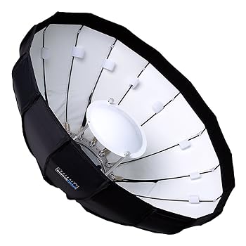 【中古】Pro Studio Solutions EZ-Pro 24インチ (50cm) ビューティーディッシュとソフトボックスコンビネーション コメットスピードリング付き - ソフト折りたたみビューティーディッシュ スピードリング付き バ...