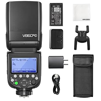 【中古】【未使用】【GODOX正規代理店】GODOX V860III-C カメラフラッシュ CANON適用 2.4G 1/8000s TTL HSS 高速同期 明るさ調節可能 1.5sリサイクル 充電式 Canonキヤノン一眼レフカメラ用【...