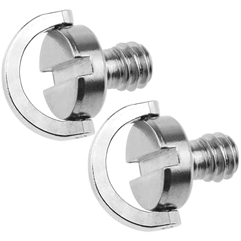 【中古】NOTRICKT CS-004 Dリング付き1/4"ネジ (D12mmxH12mm) ステンレス鋼, デジタル一眼レフカメラと三脚・一脚・自由雲台用 [2本入]【メーカー名】【メーカー型番】【ブランド名】NOTRICKT 三脚・一脚...