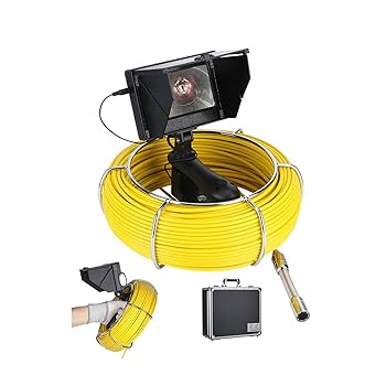 【中古】下水道カメラ、4.3インチパイプ検査カメラ、17mm 145°カメラIP68防水ボアスコープ、LEDライト8個付き、産業排水内視鏡,40M【メーカー名】【メーカー型番】【ブランド名】BAIYITONGDA 水中カメラ 【商品説明】下...
