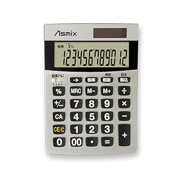 【中古】アスカ(Asmix) 消費税電卓(S) シルバー C1226S【メーカー名】【メーカー型番】【ブランド名】アスミックス(Asmix) ビジネス電卓 アスミックス(Asmix)【商品説明】アスカ(Asmix) 消費税電卓(S) シルバ...