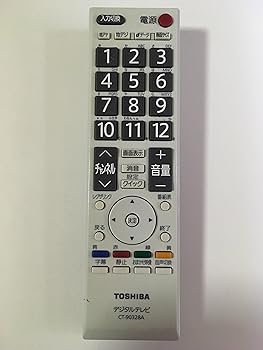 【中古】東芝　液晶テレビ純正リモコン　CT-90328A【メーカー名】【メーカー型番】【ブランド名】TOSHIBA(東芝) AV・テレビリモコン, ホームエンターテインメント TOSHIBA(東芝)【商品説明】東芝　液晶テレビ純正リモコン　...