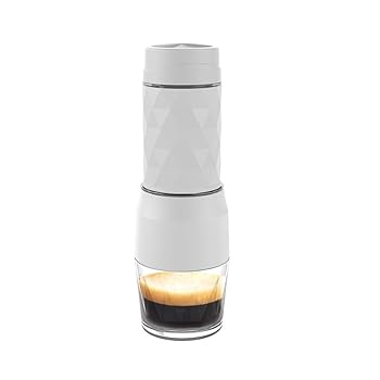 【中古】Frurdiem ポータブルコーヒーメーカー エスプレッソマシン ハンドプレス カプセルグラウンドコーヒーブリューワー 旅行やピクニックにポータブル 使いやすい ホワイト【メーカー名】【メーカー型番】【ブランド名】【商品説明】Fru...