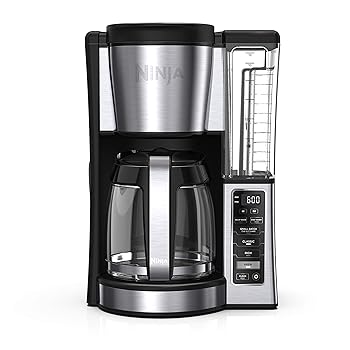 【中古】Ninja CE251 Programmable Brewer, with 12-cup Glass Carafe, Black and Stainless Steel Finish【メーカー名】【メーカー型番】【ブランド名】【商品...