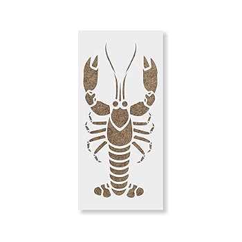 【中古】(60cm x 46cm) - Lobster Stencil Template - Reusable Stencil with Multiple Sizes Available【メーカー名】【メーカー型番】【ブランド名】【商品説明...
