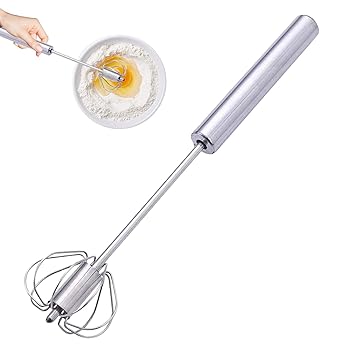 【中古】ステンレススチール製エッグビーター | 回転半自動ハンドミキサー 泡立て器 | エッグビーター スターラー ロングハンドル 泡立て器 ブレンダー キッチンツールとガジェット ミルクセーキ ホイップクリーム【メーカー名】【メーカー型番...