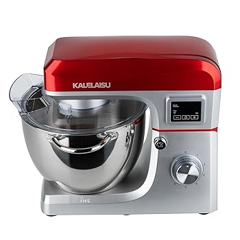【中古】Bonvoisin スタンドミキサー 業務用ミキサー 8L大容量ボウル 7段階変速 99分タイマー機能 3種類アタッチメント付き 低騒音 混ぜる・練る・泡立てる 多機能メタルミキサー パンこね機 家庭用 業務用 卓上型ミキサー キッ...