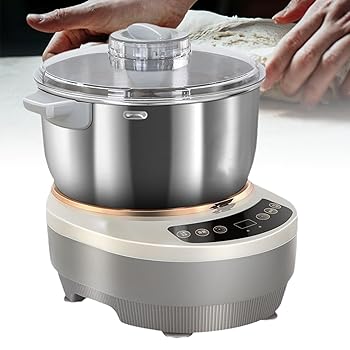 【中古】200W電気生地ミキサー混練機、タイミング付きステンレス製自動小麦粉発酵メーカー、25-38℃恒温発酵/LCDタッチパネル/ベーキング、混練のための簡単なクリーニング5L/7L 5L【メーカー名】【メーカー型番】【ブランド名】gen...