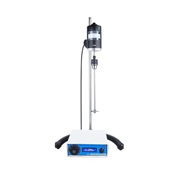 【中古】かくはん機 かくはん機 電動ミキサー 無段階速度調節 パワーアップした電動撹拌機 ラボデジタルオーバーヘッドスターラーラボミキサー 低ノイズ タイミング調整 工業用攪拌機 食品産業 日用品 生化学実験 化学研究 油(25L)【メーカ...