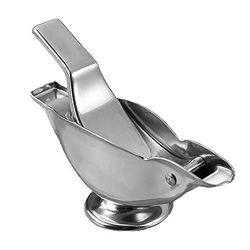 【中古】レモン絞り器 フルーツ絞り器 レモン絞り ジューサー 手動式 フルーツしぼり ハンドジューサー 栄養たっぷり 新鮮な手絞りジュース 安全安心 ステンレス 丸水洗い可能 しぼり器 手動ジューサー ハンド ジューサー 柑橘類ジューサー ...