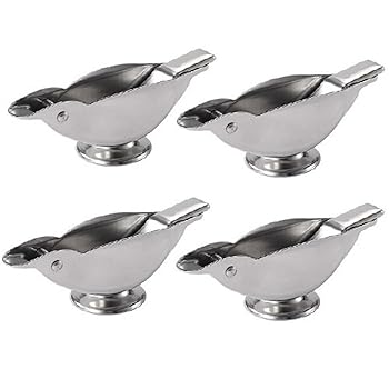 【中古】【未使用】4 個の鳥レモン絞り器、鳥ライム絞り器ステンレス鋼、注ぎ口付き手動レモン絞り器、ステンレス鋼レモンスライス絞り器、レモンプレス絞り器、エレガントな鳥の形のステンレス鋼手動レモン絞り器【メーカー名】【メーカー型番】【ブランド...