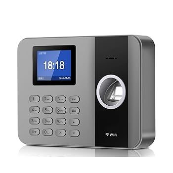 【中古】【未使用】出席機 WiFiネットワークネイル指紋の時間出席機サインイン指紋タイムカード機 (色 : グレー, Size : 18x3.5x13cm)【メーカー名】【メーカー型番】【ブランド名】pajiay タイムカード本体, ホーム...