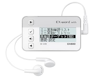 【中古】カシオ デジタル単語帳 エクスワード with 高校生モデル XC-U40WE ホワイト【メーカー名】【メーカー型番】【ブランド名】CASIO(カシオ) 電子辞書, カシオ 電子辞書 学生モデル特集 【商品説明】カシオ デジタル単語...