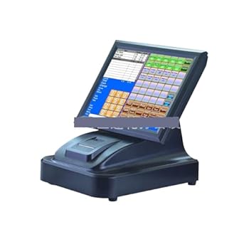 【中古】レジ電子レジスター 現金管理システム レジ、頑丈、メンテナンスフリー、埋め込み式 15 インチ タッチ スクリーン、ファーストフード英語レジ 小売店、スーパーマーケット、コンビニエンスストア 中小企業/小売店【メーカー名】【メーカー...