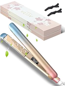 【中古】【未使用】AKIRA 【新登場】 ヘアアイロン ストレート 25mm マイナスイオン ストレートアイロン LEDディスプレイ付き 150℃?230℃ スマートパワーオフ 9段階温度調整 ウェット＆ドライ対応 |カール＆ストレート 男...