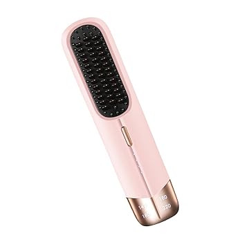 【中古】ワイヤレス縮毛矯正ブラシスタイリングツールヘアアイロンブラシ便利な電気ホットコームストレートヘアアイロン【メーカー名】【メーカー型番】【ブランド名】Wilgure ヘアアイロン, キッチン ストア, yobi, 母の日特集, 理美容...