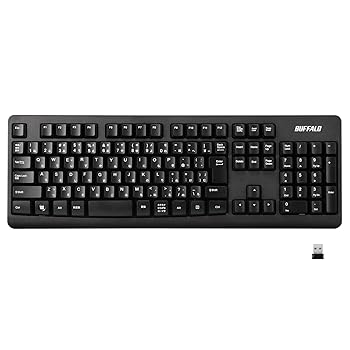 【中古】バッファロー 抗菌・高耐久仕様 無線2.4GHz フルキーボード ブラック BSKBW135BK【メーカー名】【メーカー型番】【ブランド名】バッファロー パソコン用キーボード, 家電 ストア 【商品説明】バッファロー 抗菌・高耐久仕...