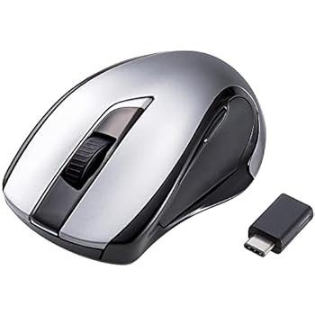 【中古】【未使用】エレコム マウス ワイヤレス (Type-C レシーバー付属) Mサイズ 5ボタン (戻る・進むボタン搭載) BlueLED ブラック M-BL26DBCBK【メーカー名】【メーカー型番】【ブランド名】エレコム(ELECO...