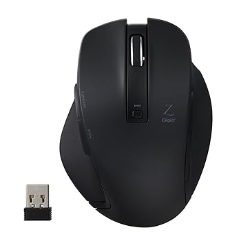 【中古】【未使用】Digio2 Z 究極のカタチ 2.4GHz ワイヤレスマウス 5ボタン Blue LED Mサイズ ブラック 48337【メーカー名】【メーカー型番】【ブランド名】ナカバヤシ(Nakabayashi) マウス, 家電 ス...