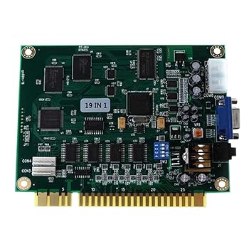 【中古】【未使用】19イン1マルチケード、PCBボードアーケード、クラシックゲームボード、VGA出力アーケードゲームボード、水平耐久性、ジャマアーケード用【メーカー名】【メーカー型番】【ブランド名】YXCUSAM ゲームパッド, パソコン ...