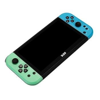 【中古】X80ポータブルハンドヘルドゲームコンソール7インチディスプレイスクリーンレトロビデオゲームプレーヤー組み込み3000MA充電式バッテリー【メーカー名】【メーカー型番】【ブランド名】Alexanderawng ゲームパッド, おもち...