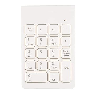 【中古】ワイヤレステンキー 2 4G財務会計番号キーボード 18キー USBテンキー ラップトップ デスクトップ コンピューターPC用 簡単に 軽量【メーカー名】【メーカー型番】【ブランド名】Omenluck テンキー, 家電 ストア 【商...