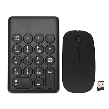 【中古】【未使用】数字キーパッド 数字キーパッド 18Keysワイヤレスミニ数字キーボードマウスコンボセット 便利な操作 高度な光学トラッキング Windows用ラグフリーワイヤレス【メーカー名】【メーカー型番】【ブランド名】Omenluc...