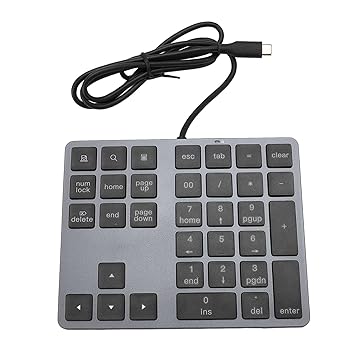 【中古】【未使用】有線テンキー、34 キーテンキー USB C 3.1 ハブ 5Gbps 外部ミニスリムキーボード、ラップトップ、デスクトップ PC、、Android、OS X 用【メーカー名】【メーカー型番】【ブランド名】Yanmis テ...