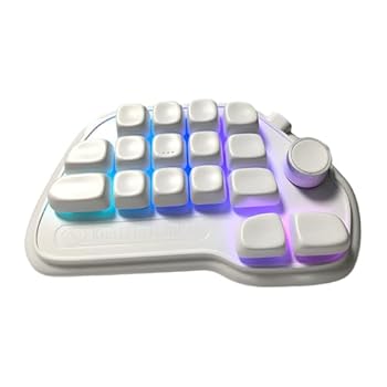 【中古】RGBs バックライト付き17キーメカニカルテンパッド VIAプログラム可能 ホットスワップ可能なUSBテンキーパッド ノートパソコン デスクトップ用【メーカー名】【メーカー型番】【ブランド名】Fuhiueos テンキー, パソコン...