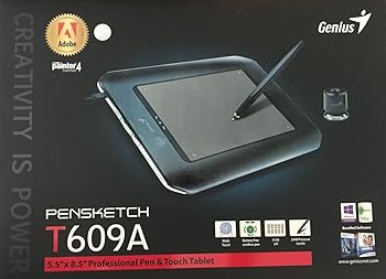 【中古】Genius Pensketch T609A プロフェッショナルペン&タッチタブレット 5.5インチ x 8.5インチ Corel Painter Essentials 4【メーカー名】【メーカー型番】【ブランド名】Genius ペ...