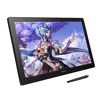 【中古】Karlak 製図板, X7 ドローイング タブレット H-IPS LCD スクリーン 21.5 インチ グラフィックス ドローイング タブレット 120%sRGB チルト機能付き デジタル アート ドローイング パッド 8192 ...