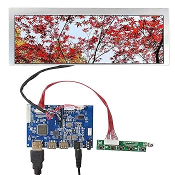 【中古】【未使用】VSDISPLAY 9.1インチ 解像度 822x260 液晶 ディスプレイ LQ091B1LW01 HD USB LCD コントローラー 360度画面回転支持【メーカー名】【メーカー型番】【ブランド名】VSDISPLAY...