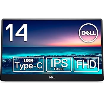 【中古】Dell C1422H 14インチ ポータブルモニター (3年間交換保証/フルHD/IPS非光沢/USB Type-Cx2/傾き調節/スリーブ付き)【メーカー名】【メーカー型番】【ブランド名】Dell ディスプレイ, Dell人気P...