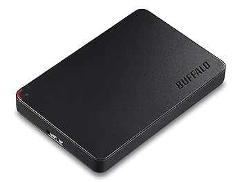 【中古】HD-NRPCF1.0-BB ブラック(ポータブルHDD)【メーカー名】【メーカー型番】【ブランド名】バッファロー 外付ハードディスクドライブ, BUFFALO - ポータブルハードディスク, BUFFALO バッファロー, パソコ...