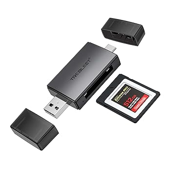 【中古】CFexpress Type-B カードリーダー B夕イプ Type-C OTG対応 1台2役 USB3.2 10Gbs 大容量カードに対応 Android スマホ タブレット、MacBook、Windows PCに適用【メーカー名...
