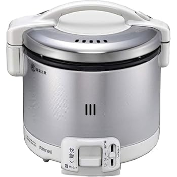 【中古】【未使用】【都市ガス用】リンナイ 0.5〜3合 炊飯専用 ガス炊飯器 こがまる RR-030FS-A-W-12A13A (グレイッシュホワイト・都市ガス用)【メーカー名】【メーカー型番】【ブランド名】ノーブランド品 炊飯器, キッチ...
