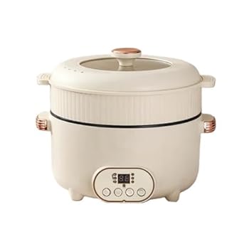 【中古】電気炊飯器 5L 多機能調理器 炊飯/蒸し/煮込み/シチュー対応 急速加熱キッチン家電 タイマー予約 家庭用 スマート調理 白 (22cm,スマート110V)【メーカー名】【メーカー型番】【ブランド名】Tufduzo 炊飯器, キッ...