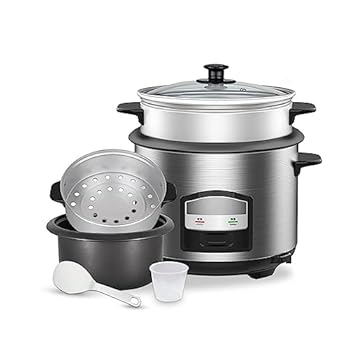 【中古】ミニステンレス鋼炊飯器食品蒸し器＆暖かいタッチ調理自動暖かい機能ノンスティックパンライスまたは穀物、6.5L【メーカー名】【メーカー型番】【ブランド名】KANBUN 炊飯器, キッチン家電, Autumn_Rice_Cooker_C...