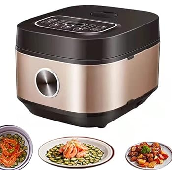 【中古】【未使用】機能的な炊飯器、家庭用3/4 / 5l取り外し可能なノンスティック内鍋、恒温および保温性のある大容量900w炊飯器、4L（4l）【メーカー名】【メーカー型番】【ブランド名】HMTE 炊飯器, ホームストア, Autumn_...