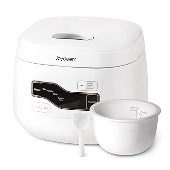 【中古】【未使用】Joydeem - FD20S-W セラミック炊飯器 3カップ 未炊飯器 純セラミック内鍋付 24時間 2L ホワイト【メーカー名】【メーカー型番】【ブランド名】JOYDEEM 炊飯器, キッチン家電, Autumn_Ri...